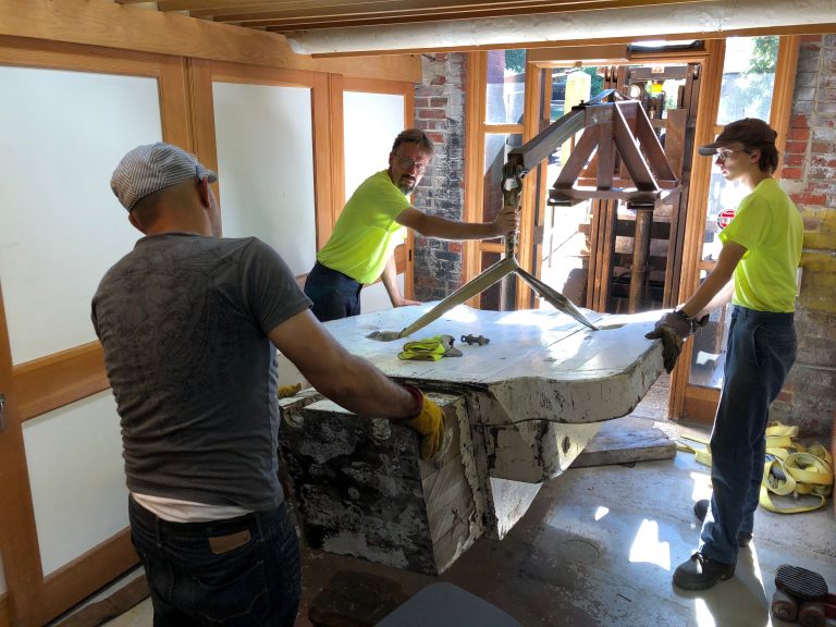 USS Constitution Bowsprit on Display – Marblehead Historical Commission